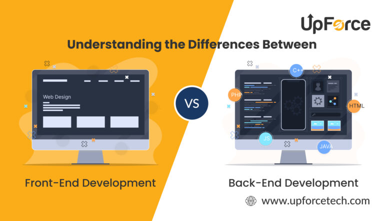 Differences Between Front End and Back End Development - Upforce Tech